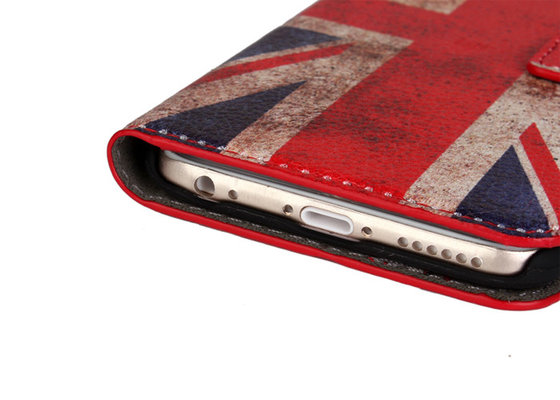 IPhone 6s Plus Scratch Resistant Phone Case Nation Flag Type SGS Certification
