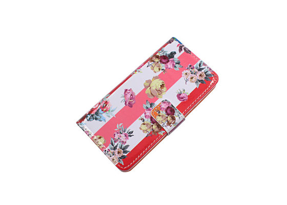 Custom Printed Scratch Resistant Phone Case Waterproof Fading Flowers Pattern