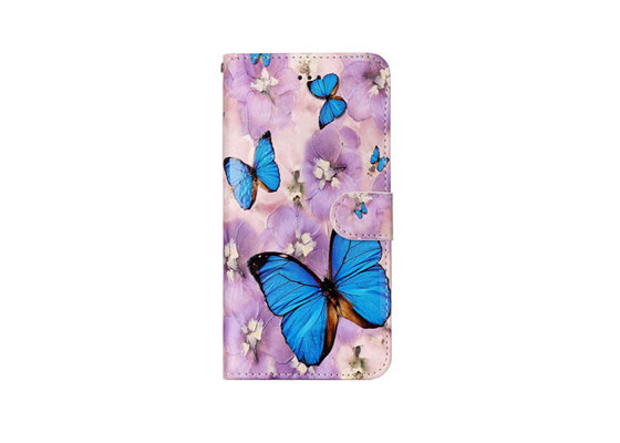 Purple Flowers IPhone Custom Made Phone Cases Anti Shock Eco - Friendly
