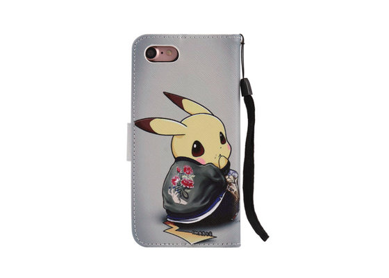 Pocket Monster Pikachu IPhone 8 Plus Phone Case Customized Color OEM