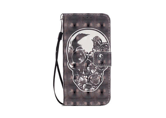 Dark Skull Samsung Galaxy Phone Cases Good Flexibility Fashion Design