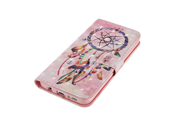 Shatter Resisting Samsung Galaxy S7 Edge Case , Pink Galaxy S7 Edge Wallet Case