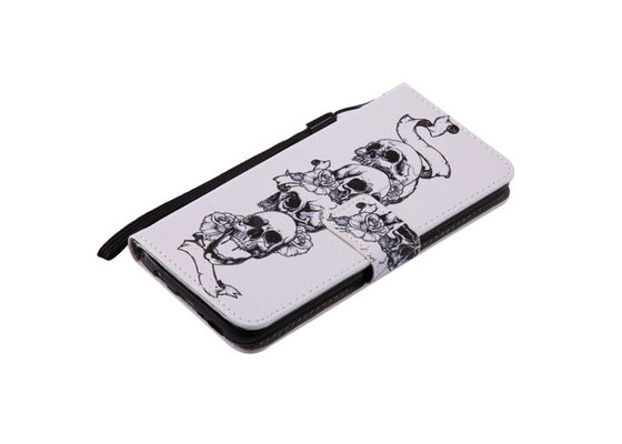 Black Humor Android Pu Leather Phone Case Tpu Material Precise Hole Position
