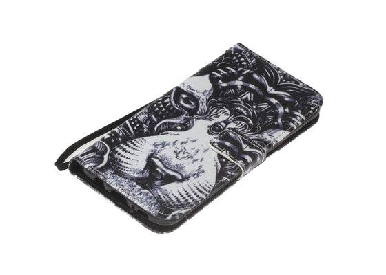 Leopard Head Samsung Galaxy Phone Cases Dark Color Comfortable Touching