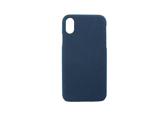Dark Blue Plain Iphone X Phone Cover , Smooth Personalised Phone Covers