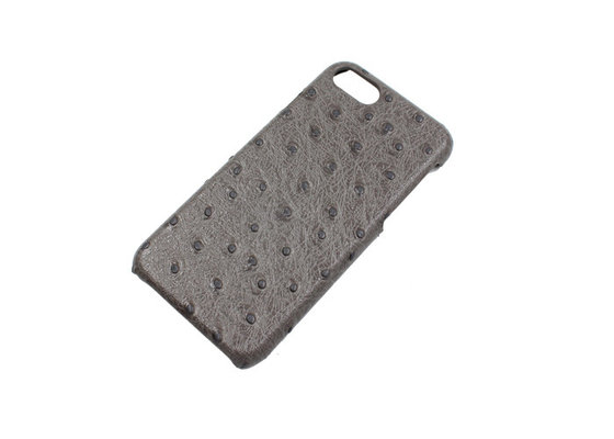 Brown Iphone Cell Phone Wallet Case Dust Proof Custom Design Comfortable Touching