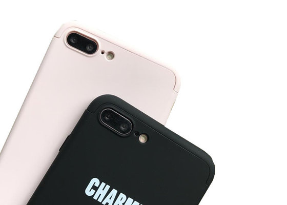 Custom Pc Phone Case Matting Surface Pink For iPhone 6s / 7s / 8s