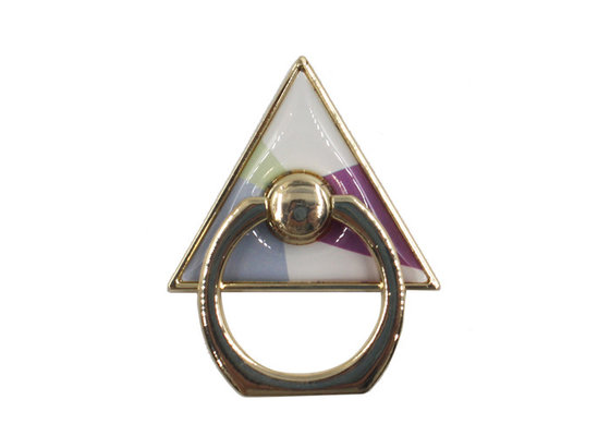 Triangle Design Smartphone Finger Holder For Promotion Gifts , Mobile Phone Finger Holder