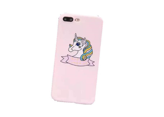 Unicorn Pink iPhone X Phone Case Waterproof Scratch Resistance For Protective