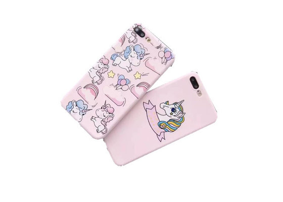 Unicorn Pink iPhone X Phone Case Waterproof Scratch Resistance For Protective