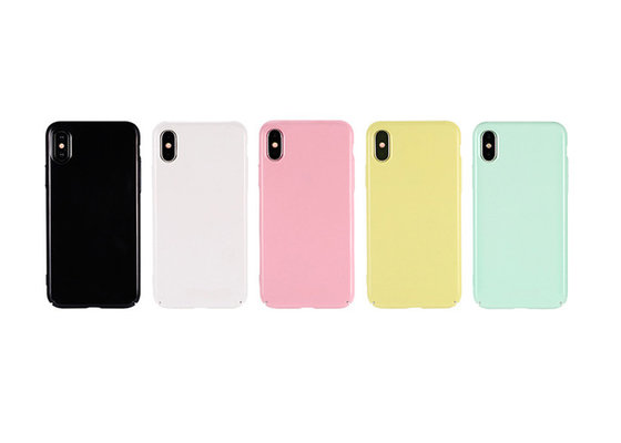 Light Blue / Pink Color Comfortable Tpu Apple Cell Phone Cases For Iphone