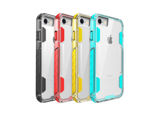 Simple And Comfortable TPU / PC iPhone 8 Plus Phone Case Smooth Surface Not Sticky