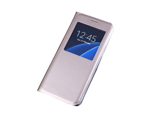Simple Flip Samsung Galaxy Note 8 Case , Pc Phone Case With PU Leather