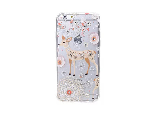 TPU Cell Phone Back Cover With UV Printing / Smartphone Protective Cases