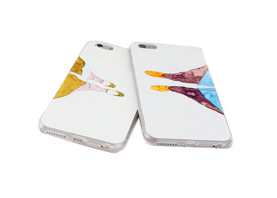TPU / PC Apple Cell Phone Cases With UV Printing Design For Iphone 6 / 6s