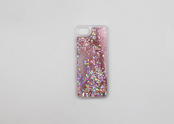 Special Color Glitter Custom Made Phone Cases With Heart - shaped sequins