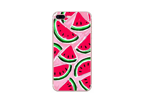 Summer Fruit TPU Durable Cell Phone Back Cover For Iphone 6 6S 7 7Plus 8 8Plus X