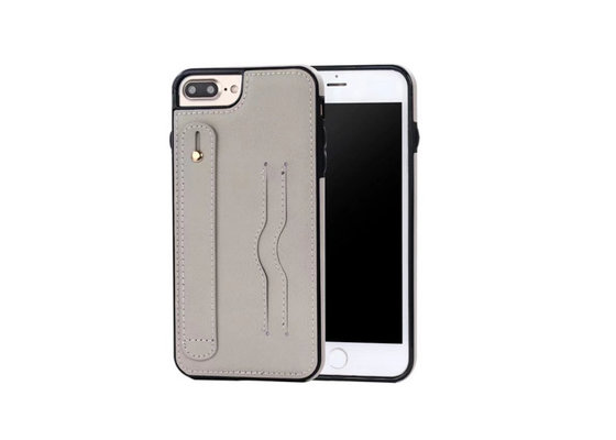 PU Leather Anti-Scratch Shockproof Back Phone Cover Cases With Credit Card Holder