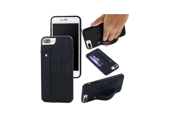 PU Leather Anti-Scratch Shockproof Back Phone Cover Cases With Credit Card Holder