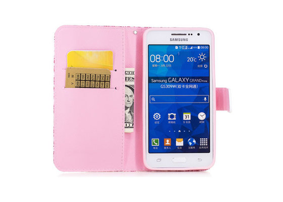 Rose Blossom Leather Phone Case For Samsung Galaxy G531 S5 S6 S7 edge S8 Plus