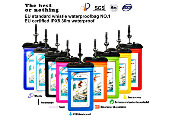 EU IPX8 30cm Fingerprints Unlock Waterproof Phone Case Mobile Phone Accessories