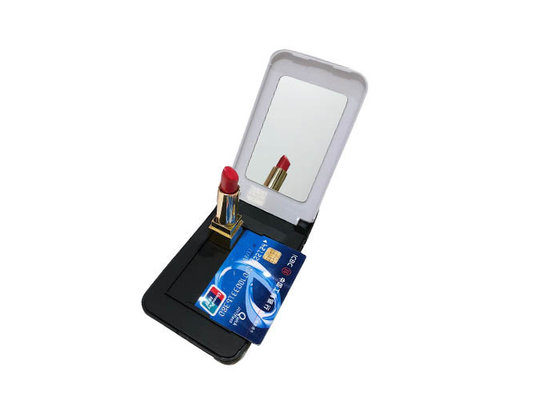 Luxury Class Pc Phone Case , Makeup Mirror Cell Phone Business card  Holder 2018