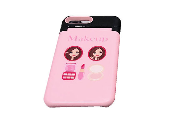 Luxury Class Pc Phone Case , Makeup Mirror Cell Phone Business card  Holder 2018