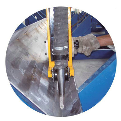 Variable Section H Beam Production Line For Taper Beam / Arc Shaped Beam Welding