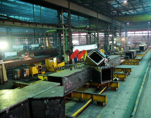 Steel Structure End Face horizontal Milling Machines Fast With 0 - 45°Power Head