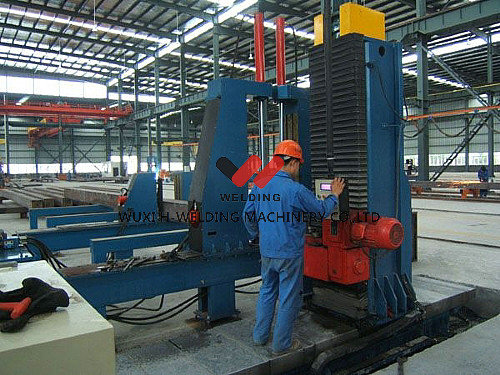 Industrial CNC Shipping End Face Milling Machine 5.5kw For H Beam Milling