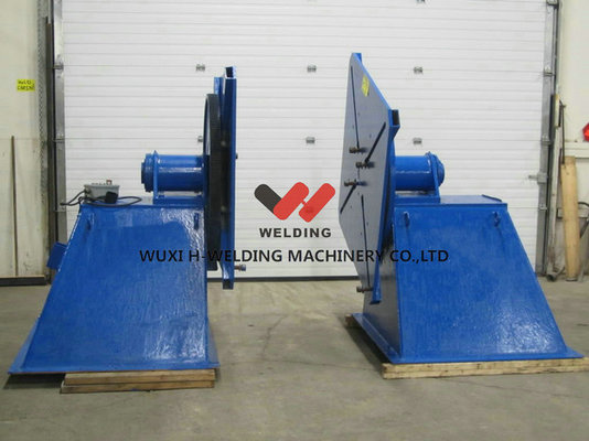 1.5 Rpm Head / Tail Pipe Welding Positioners 800mm Worktable For Marine Building