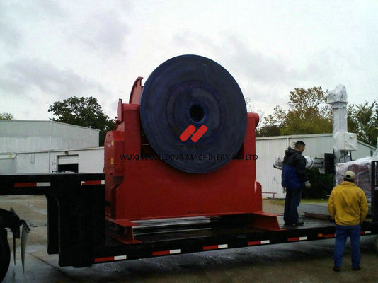 10000 Kg Standard pipe Welding Turntable Positioner For Petro - Chemical Industries