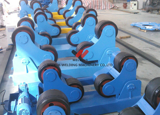 10 Tons self-align Welding Rotator With Lubrication System , 6m/h - 60m/h