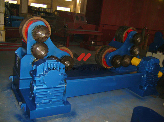Adjustable Cylinder Welding Rotator 20T VFD With 1.5 Kw Motor