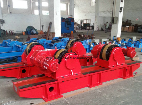 10 Tons Tank Welding Rotators Bolt Adjustable For Tank / Vessel Welding