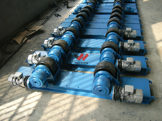 Bolt Adjustable Welding Rotator 150T with Two Motor Drive for boiler