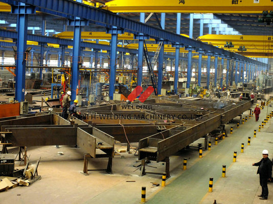 Baffler Assembly Box Beam Welding Machine For Box Beam Production