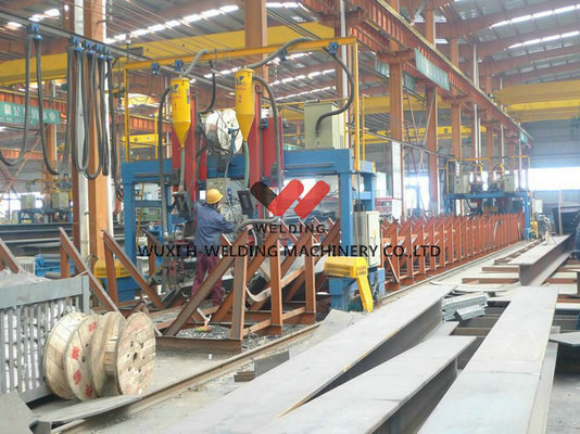 4000mm Span Gantry type welding machine for H Beam production line with two welding arms