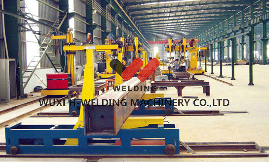 20t / Group T / H Beam Production Line transportation 60° Hydraulic Overturning Rack