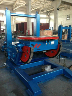 5000kg Height Adjustable Pipe Welding Positioners Manual With Fixed Tilting Speed
