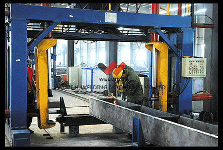 Tandem Twin Gas-Shield Backing Box Beam Welding Machine , Assembling Machine