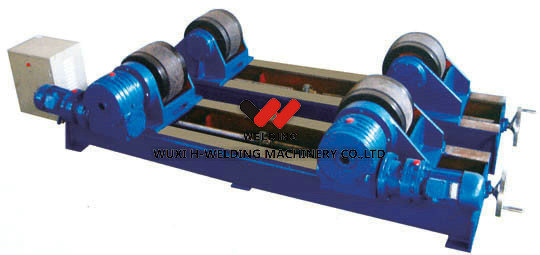5000kg Rotary Circular Pipe Welding Rotator Lead Screw Adjustable  With High Speed VFD Control
