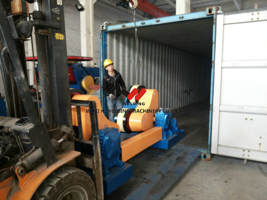 Auto Adjusted VFD Self Aligning Rotators For Pipe Boiler Welding / Assembly