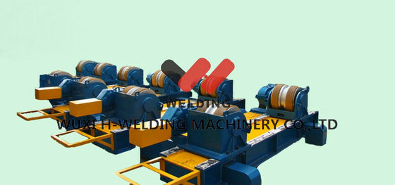 5 Tons Bolt Adjustable Pipe Welding Roll Rotator Schneider , Green Welding Machine
