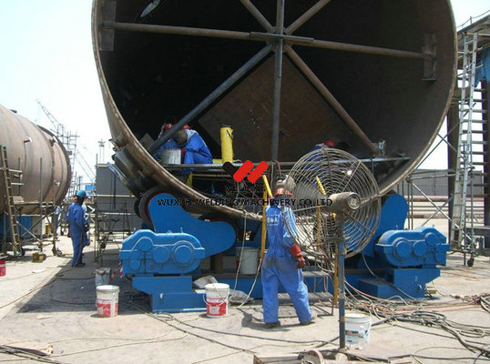 5 Tons Bolt Adjustable Pipe Welding Roll Rotator Schneider , Green Welding Machine