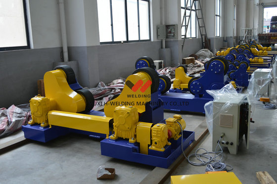 Auto Adjusted VFD Self Aligning Rotators For Pipe Boiler Welding / Assembly