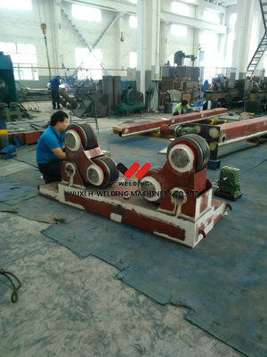 Auto Adjusted VFD Self Aligning Rotators For Pipe Boiler Welding / Assembly
