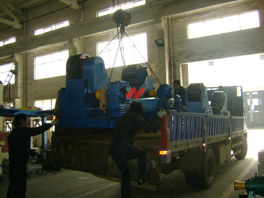PU / Steel Roller Self-Aligned Rotator , 200T Automated Welding Equipment