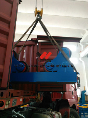 150T Rotary Self Aligning Rotators Automatic For Polish And Welding VFD Control