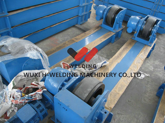 Loading 80T Welding Rotator With Pu Wheel For Pressure Vessel Industries